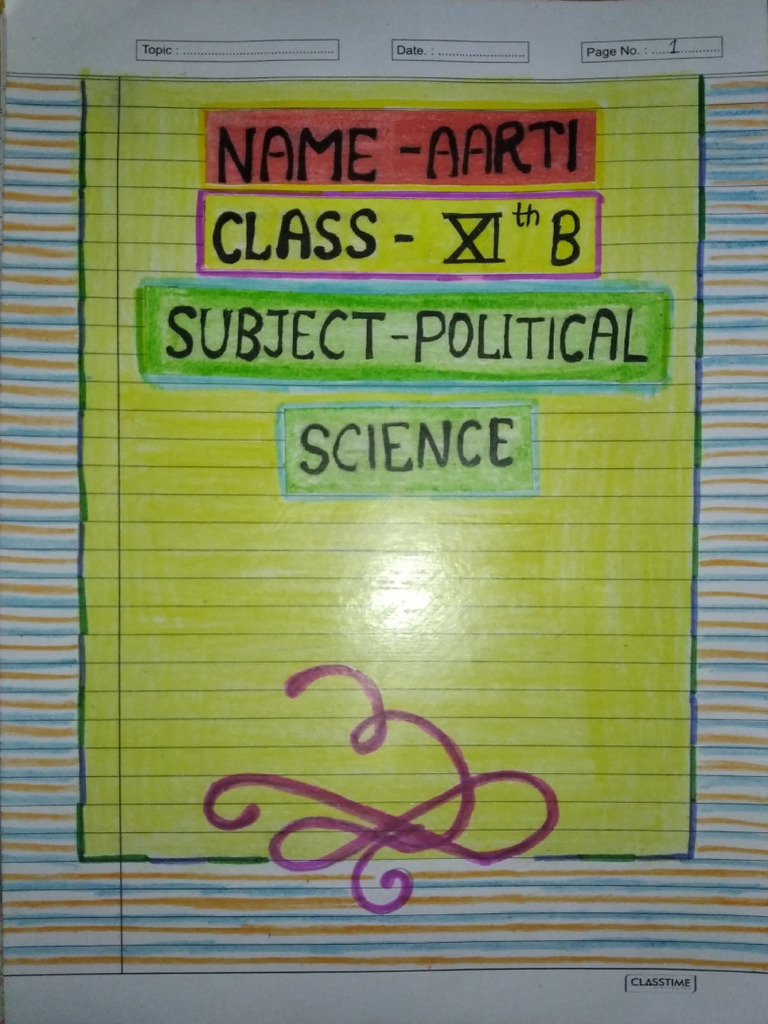 Political Science Project File Guide | PDF