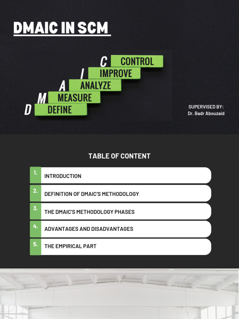 DMAIC Methodology in Supply Chain Management | PDF | Six Sigma | Business
