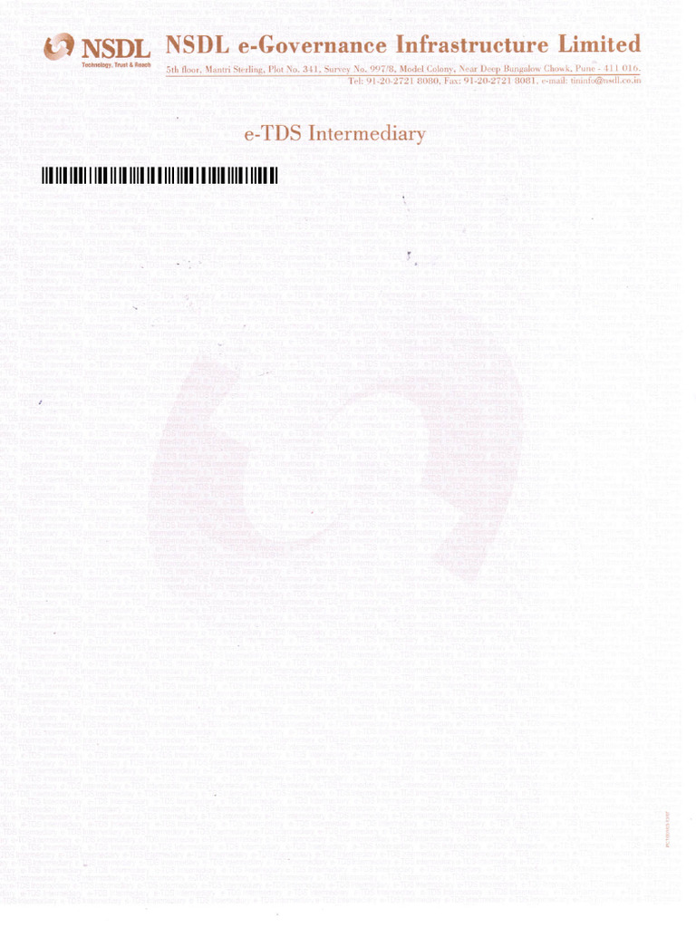 TAN Allotment Notification for Trust | PDF