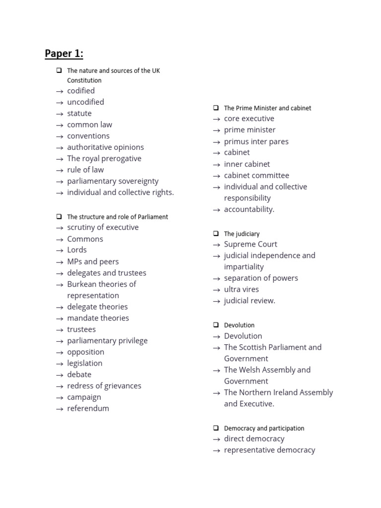 Overview of Political Structures and Theories | PDF | Democracy ...