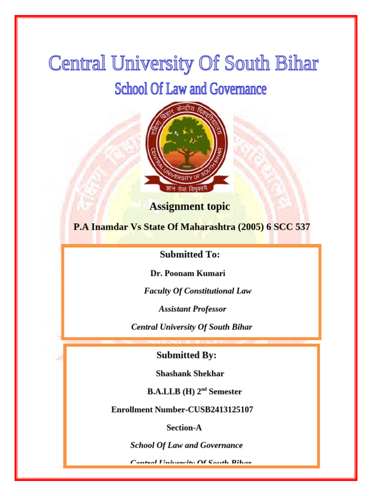 Constitutional Law Project | PDF