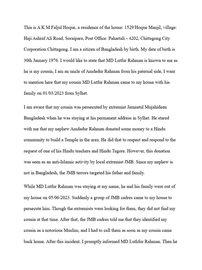 Faijul Draft Final | PDF