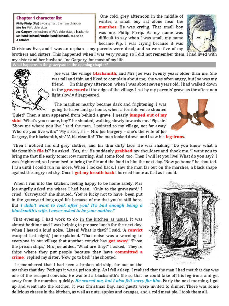 Pip's Christmas Encounter with a Convict | PDF