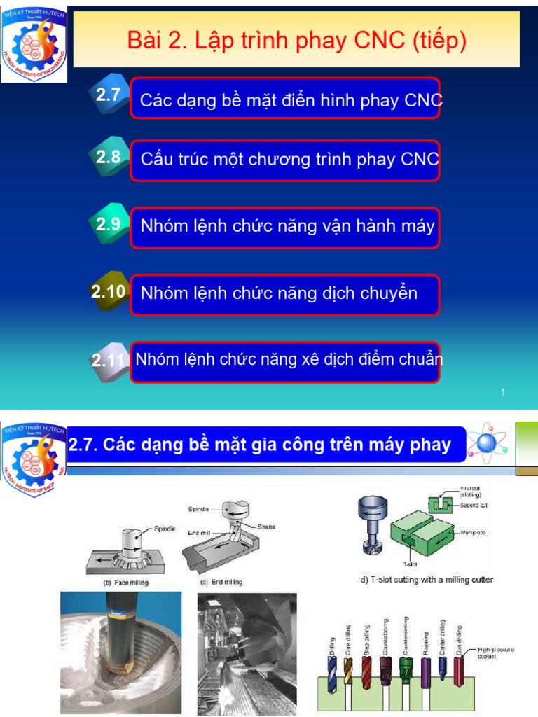 Bài 2. Lập Trình Phay CNC (Tiếp) | PDF