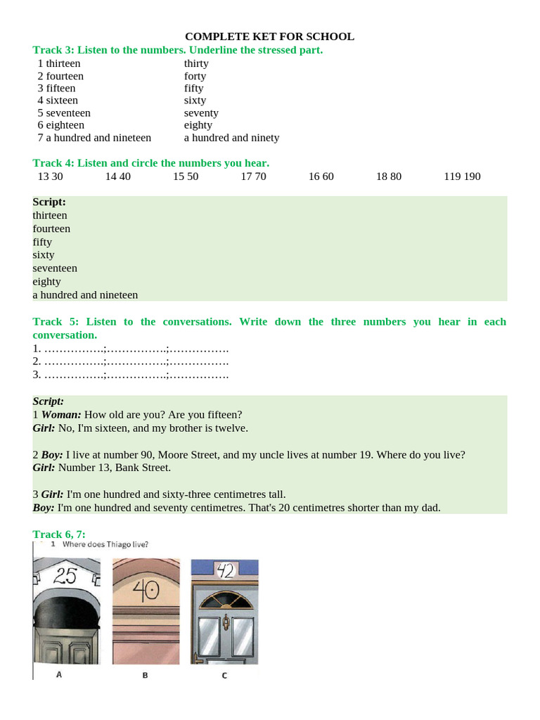 Complete Ket For School | PDF | Lunch | Cakes