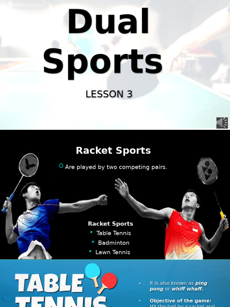 Mid Term Lesson-3dual Sports | PDF | Table Tennis | Sports