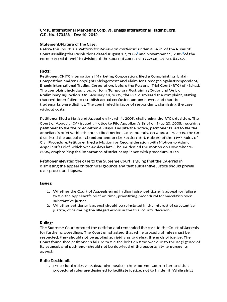 Supreme Court Ruling on Appeal Dismissal | PDF | Appeal | Appellate Court