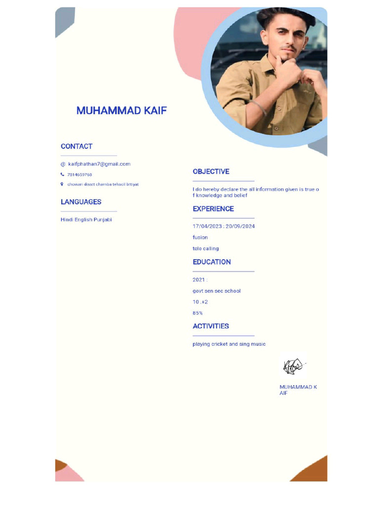 Kaif Documents - 1 | PDF