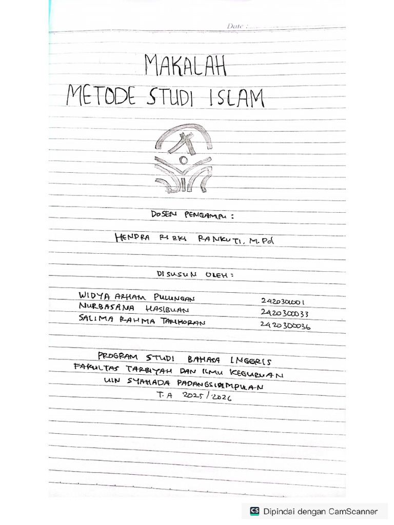 Makalah - Metode. Studi. Islam - Kel4 | PDF