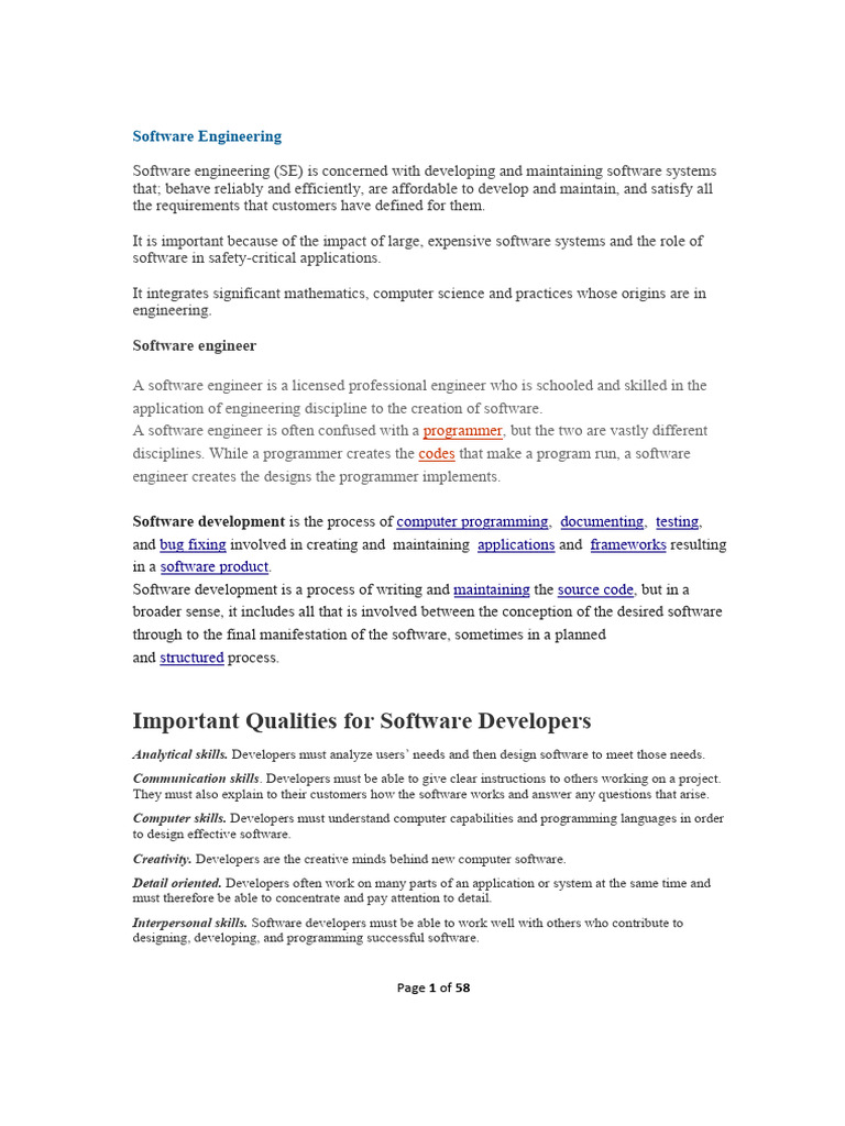 Software Engineering A Level | PDF | Software Prototyping | Software ...