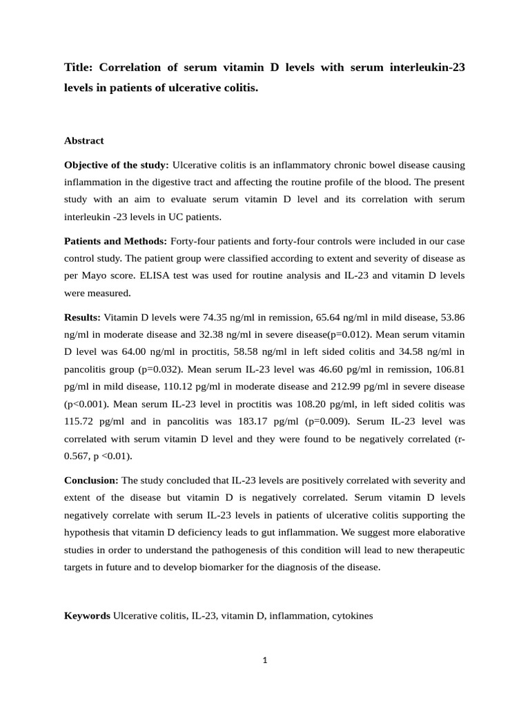 TEST _BIOCHEMISTRY | PDF | Ulcerative Colitis | Digestive Diseases