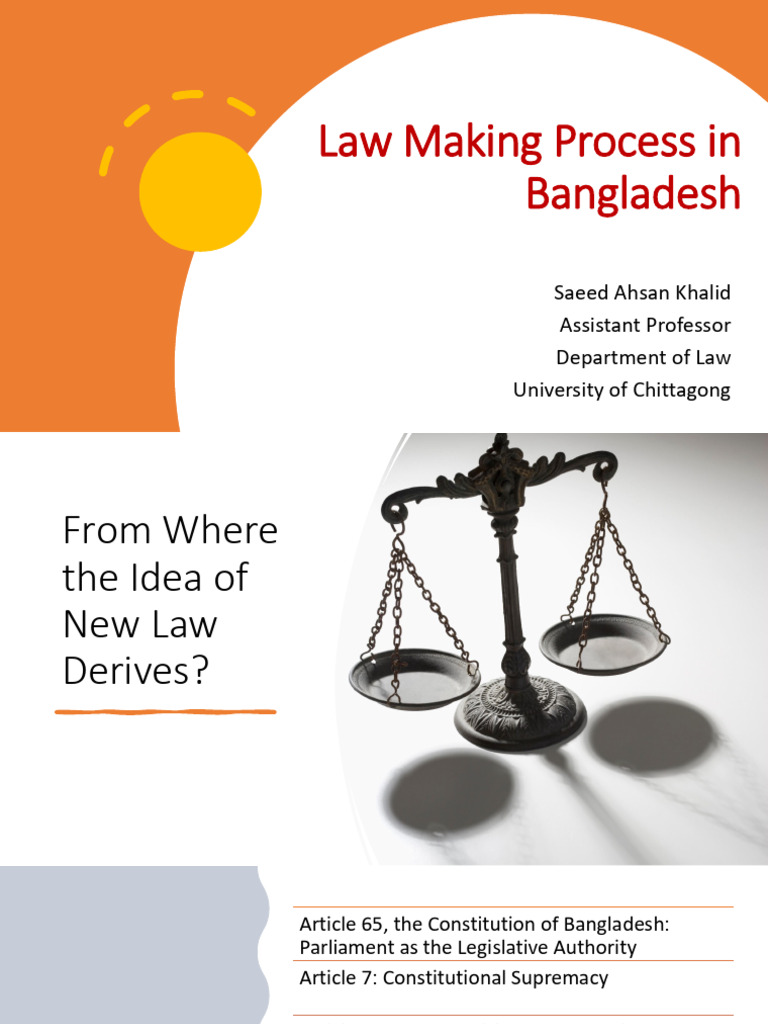 Session 4 - Law Making Process | PDF | Bill (Law) | Government