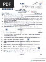 V Semester Botany Question Paper | PDF