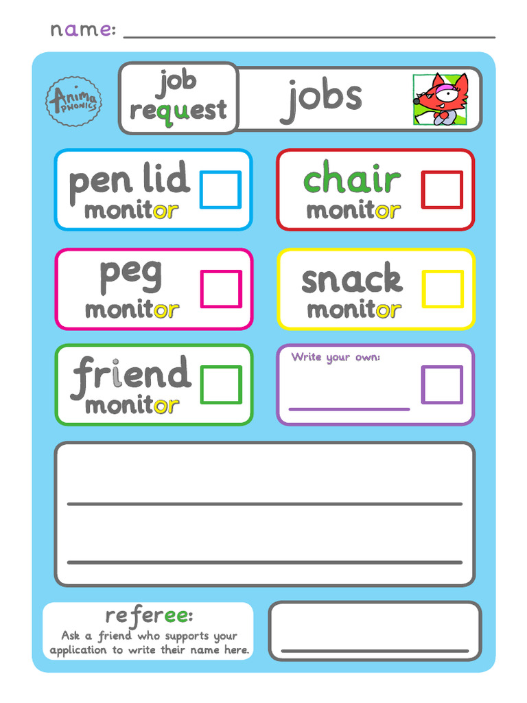 Job Application Request Template | PDF