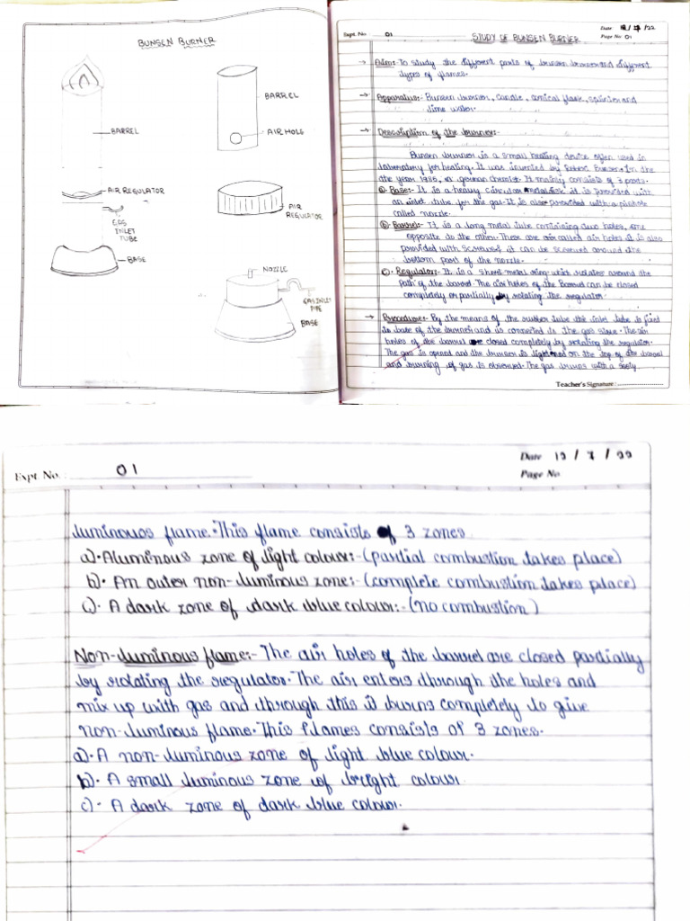 LFJC Chemistry Practical Record Book Part 3 | PDF | Chemical Compounds