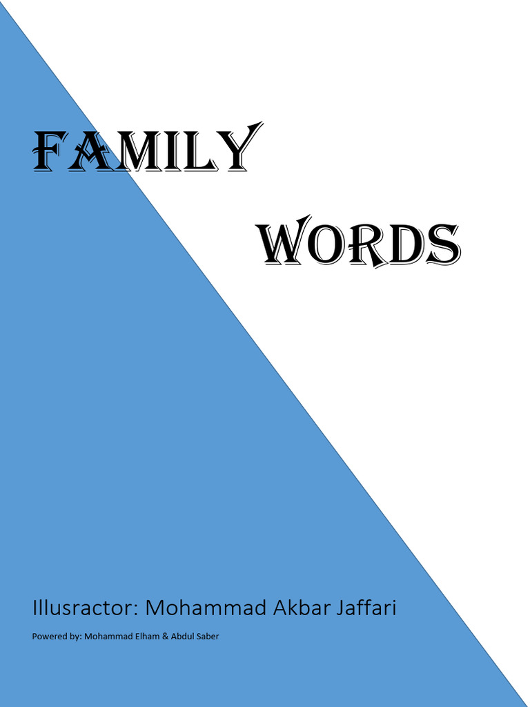 Family Words 2! | PDF | Adverb | Adjective