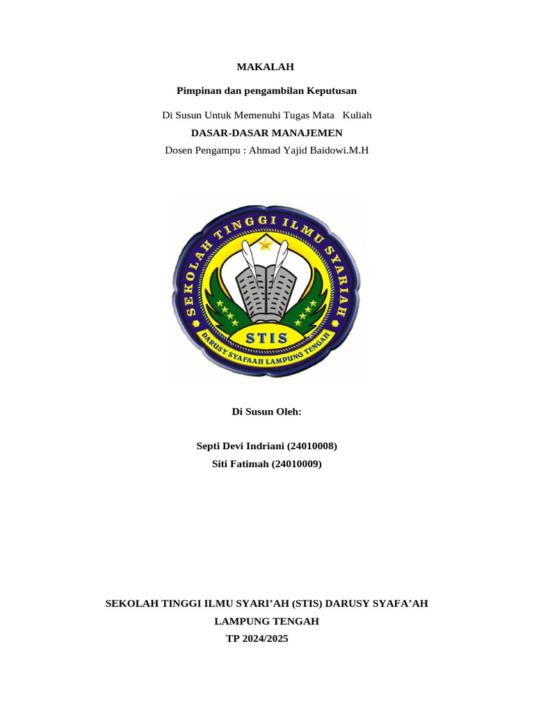 Makalah Pak Yazid | PDF