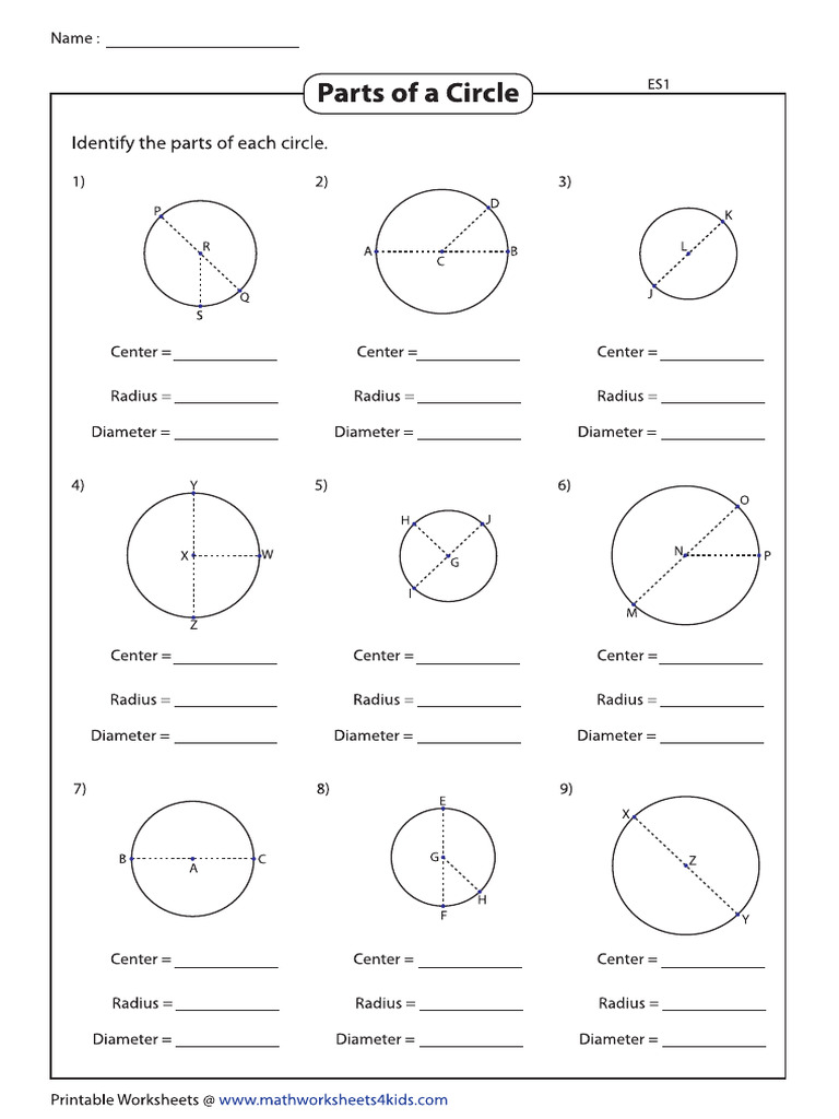 Parts of Circle | PDF
