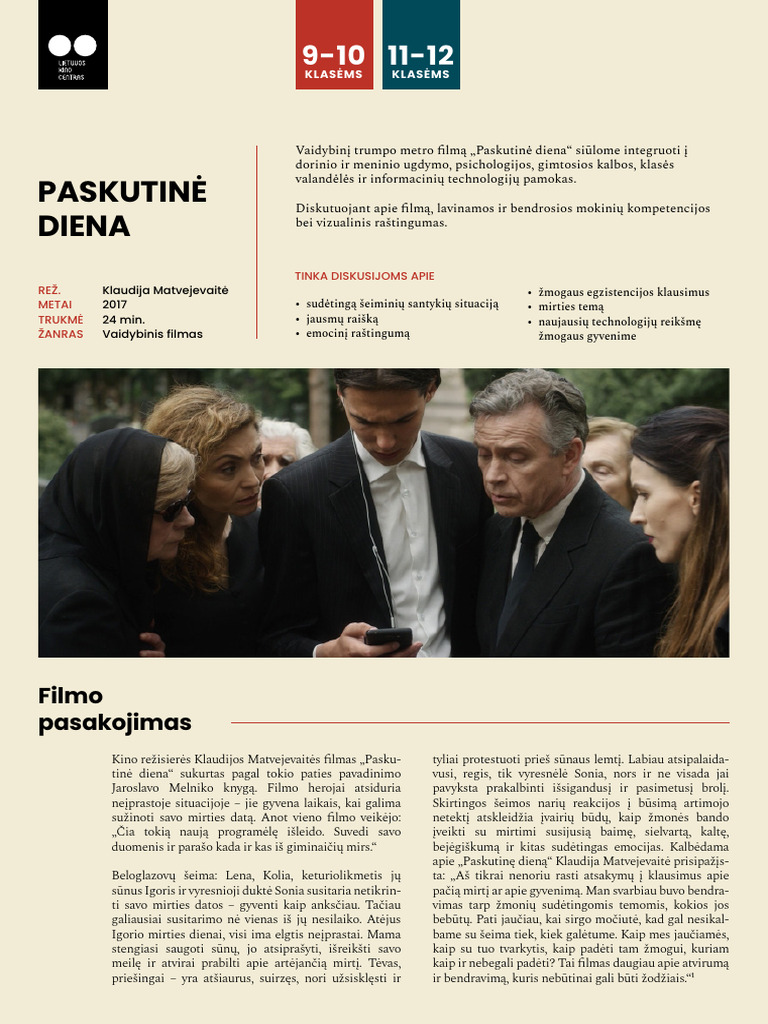 Paskutine Diena Metodine Medziaga 7c9e6 | PDF