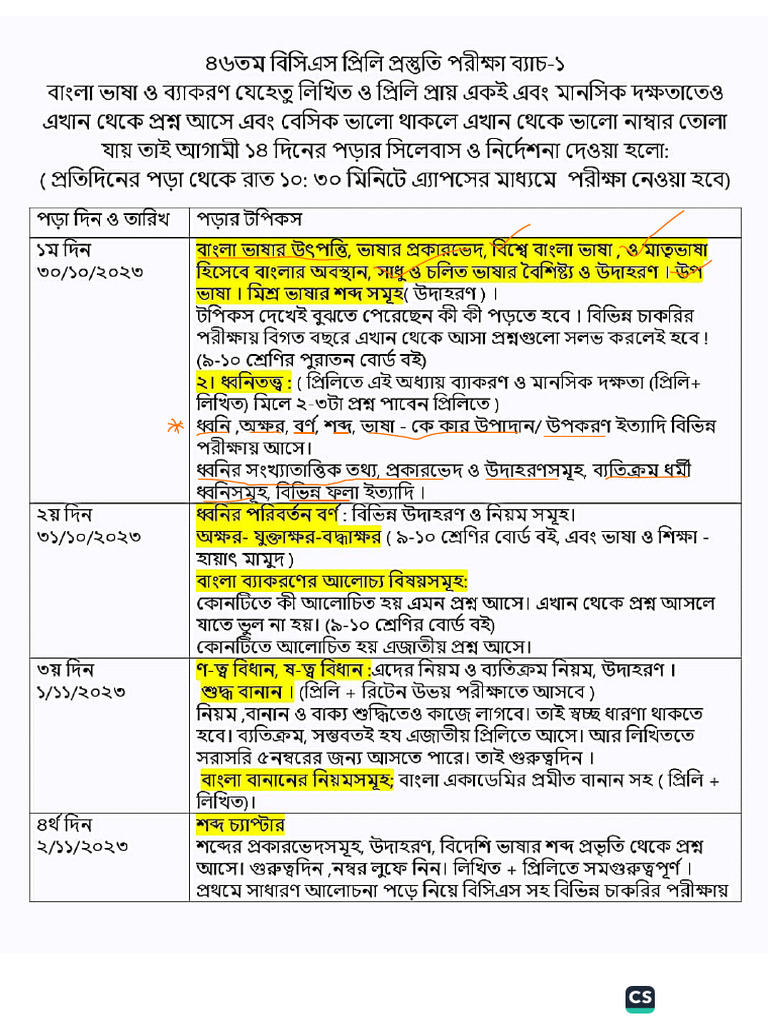 Bangla Grammar (Zakir BCS) | PDF
