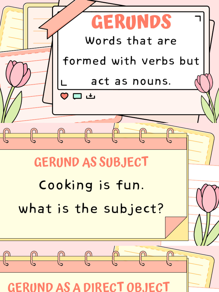 Gerunds | PDF