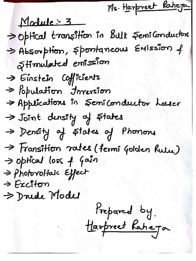 Unit-3 Teachers Notes | PDF