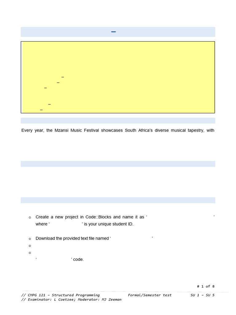 Semester Test Pdf Pointer Computer Programming Parameter Computer Programming