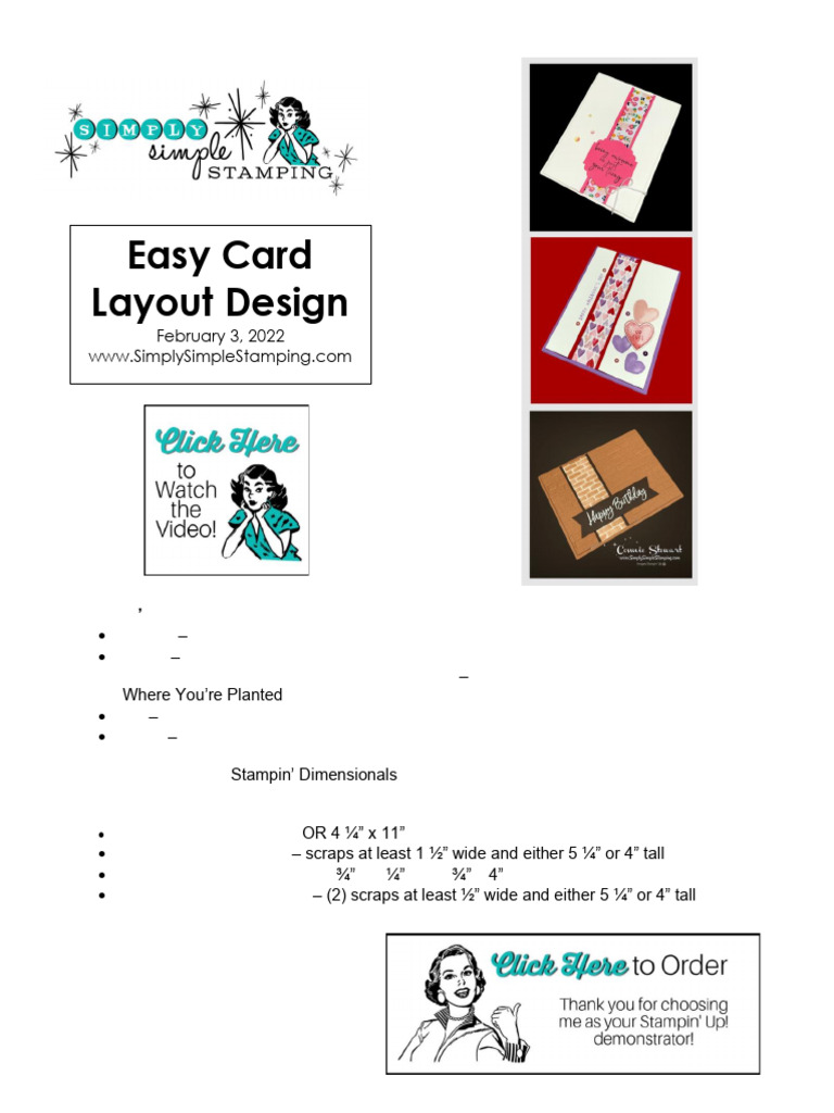 Easy Card Layout 2-3-22 1 | PDF