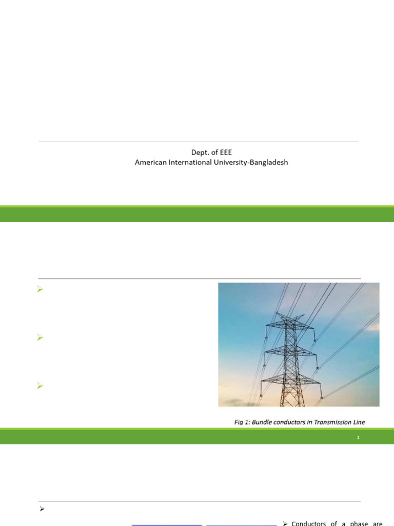 Bundle Conductor Transmission Line Effects | PDF | Capacitance ...