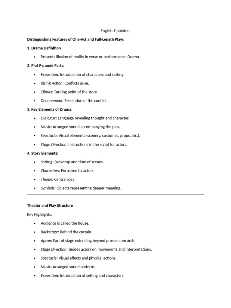 English 9 Pointers 3Q | PDF