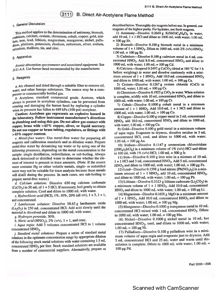 3111 B Atomic Absorbtion | PDF
