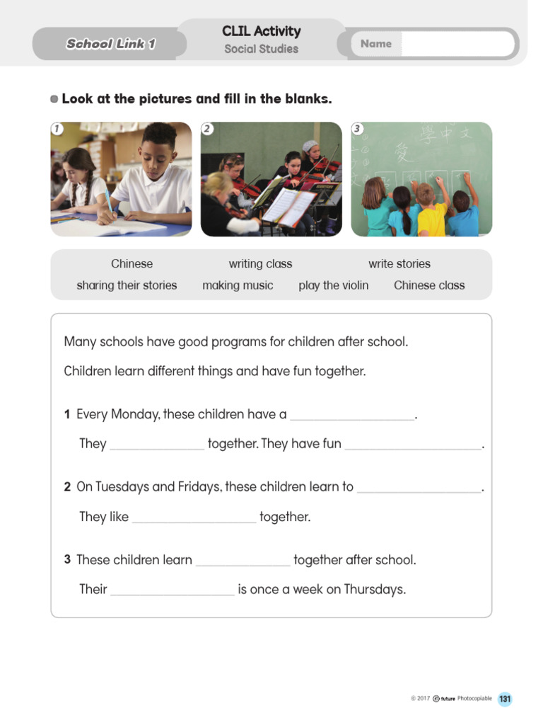 01. HiH 4_CLIL Activity 1 | PDF