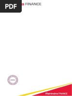 Mahindra & Mahindra Finance NOC | PDF