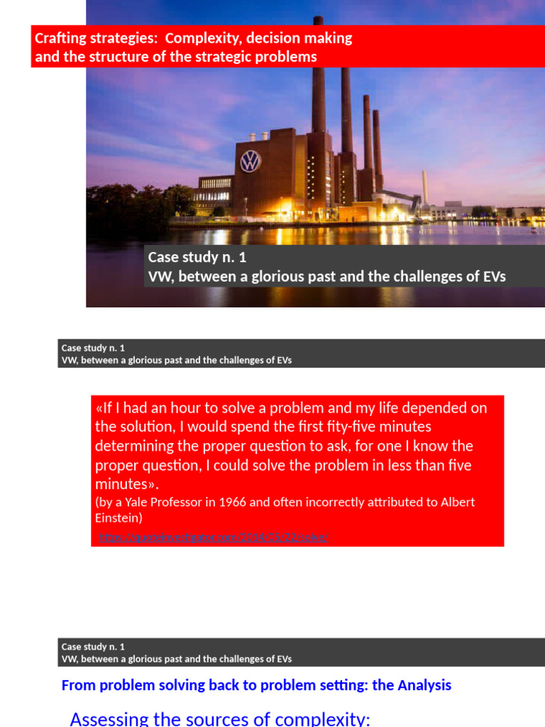 Case Study N. 1 - VW - Slides For Anlysis | PDF | Electric Vehicle ...