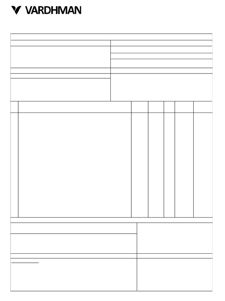 Vardhman Control Instruments: Proforma Invoice | PDF | Payments ...