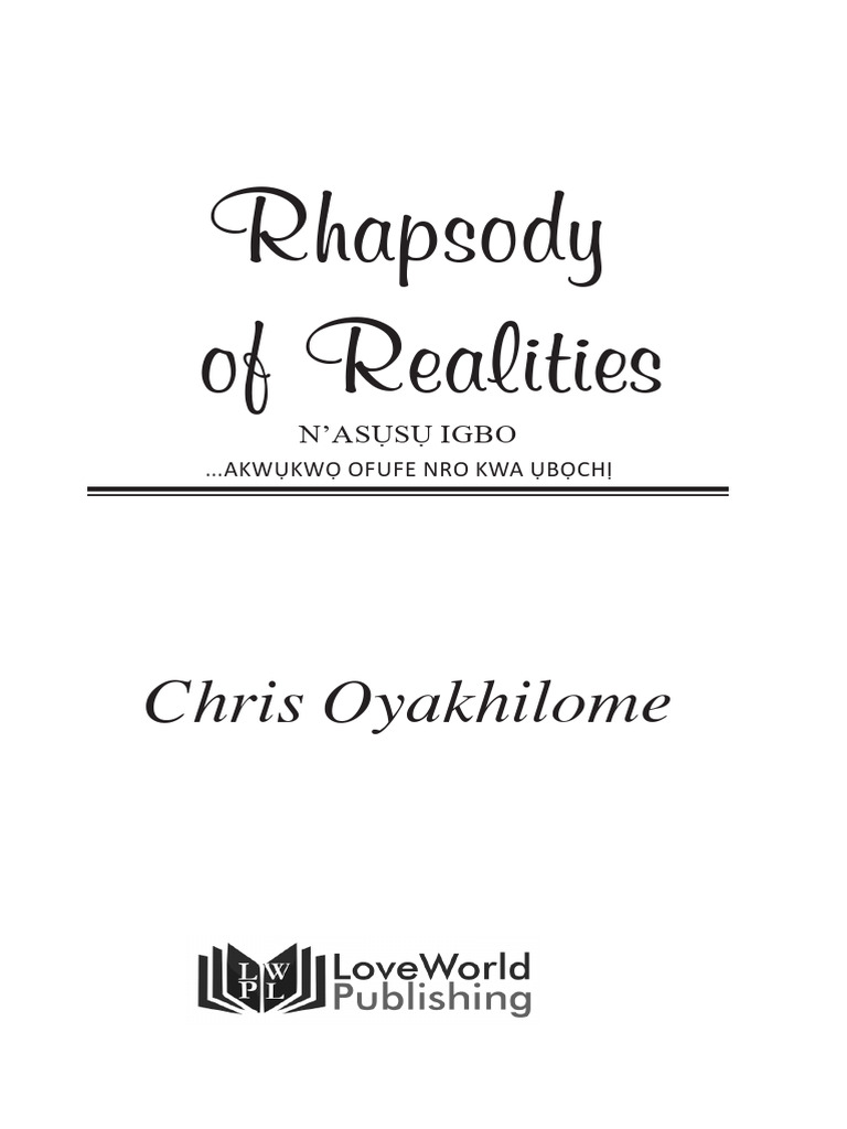 Rhapsody of Realities: February 2025 Edition | PDF | Translations | Bible