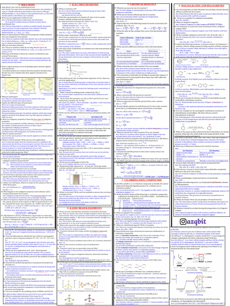 Chemistry Plus Two | PDF