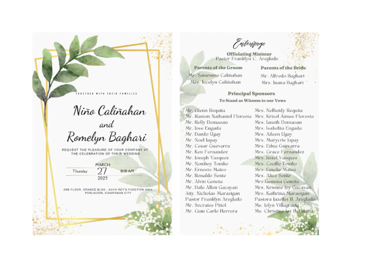 Wedding Invitatio | PDF
