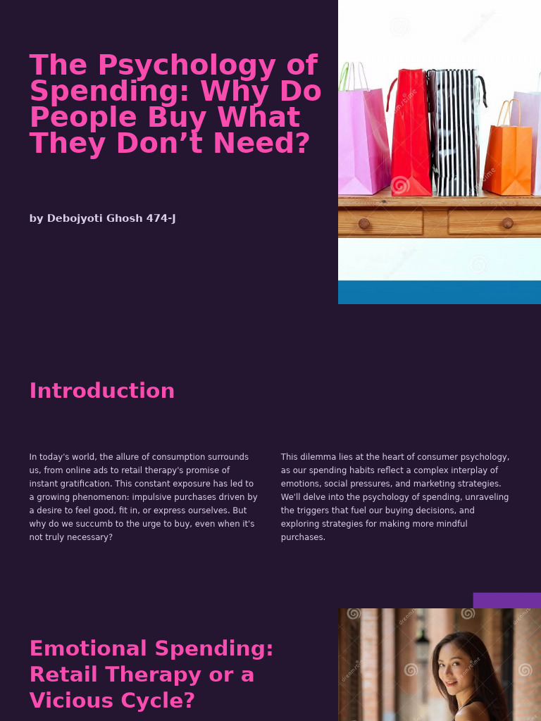 Understanding Impulsive Spending Psychology | PDF | Consumer Behaviour ...