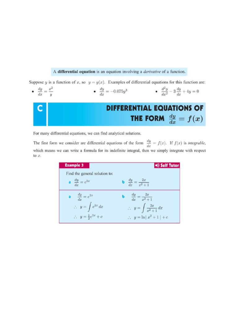 Math TB Differentisl | PDF
