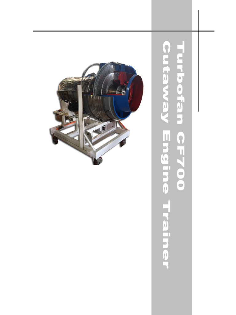 AE-06-700 MANUAL Turbofan CF700 Cutaway Trainer | PDF | Jet Engine ...