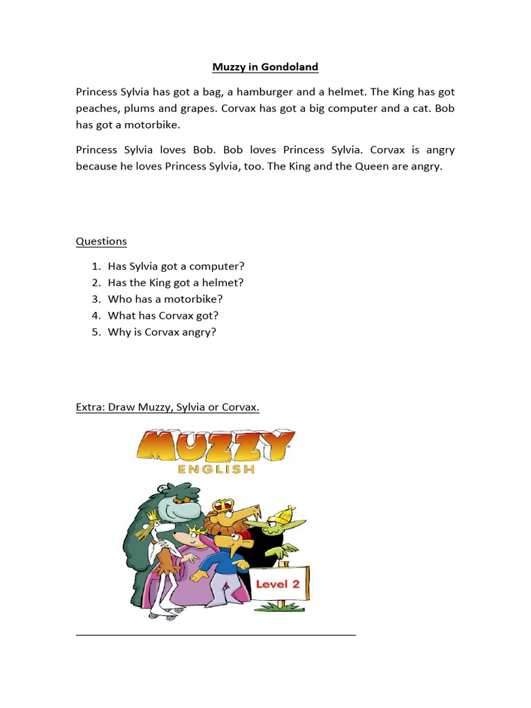 Muzzy in Gondoland 1-2 | PDF