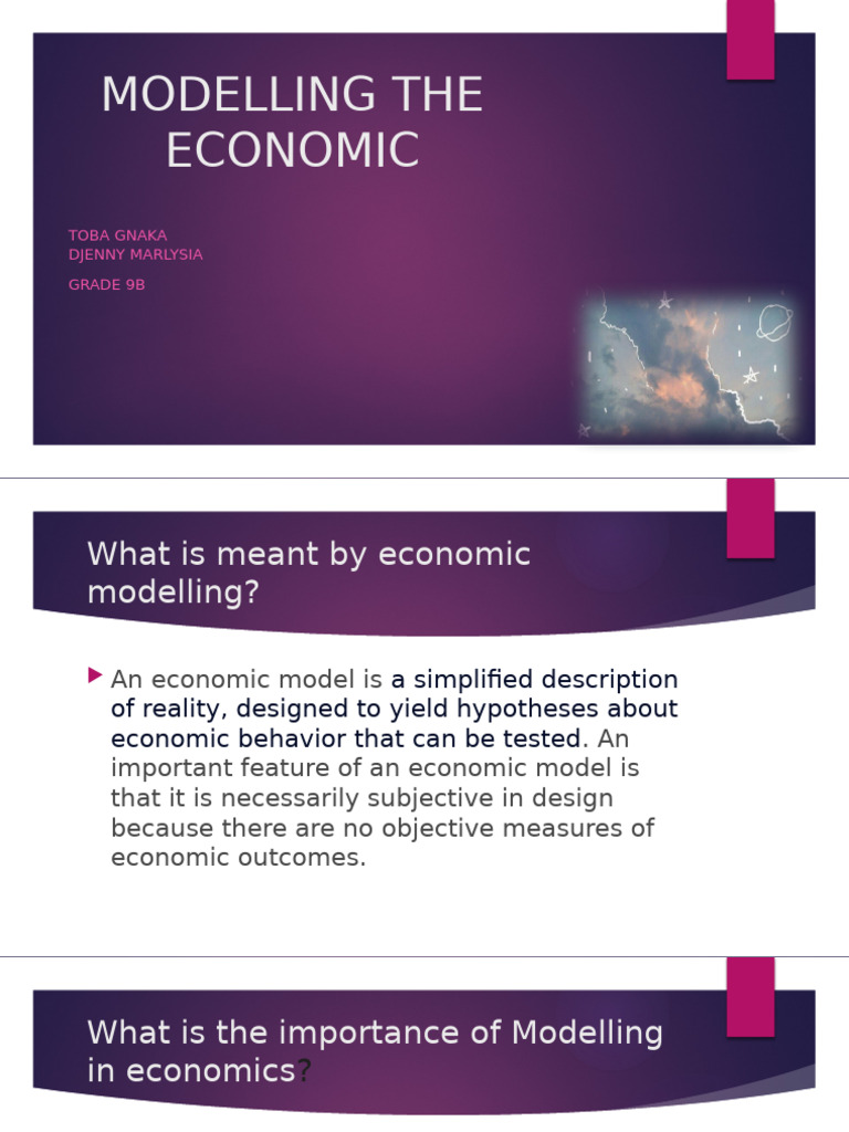 Understanding Economic Modelling Basics | PDF