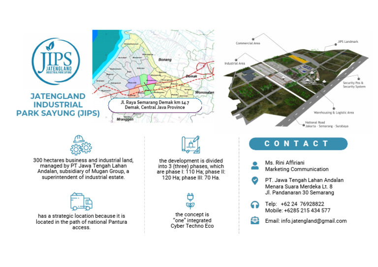 Jatengland Industrial Park Sayung JIPS | PDF