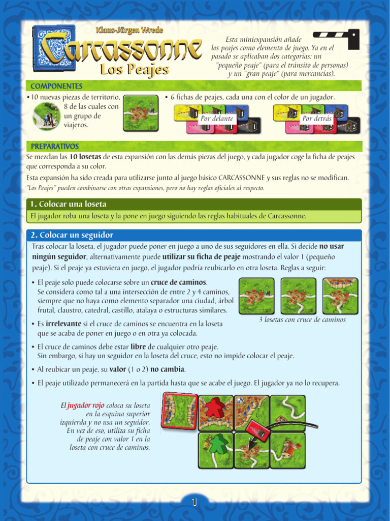 Carcassonne Los Peajes | PDF