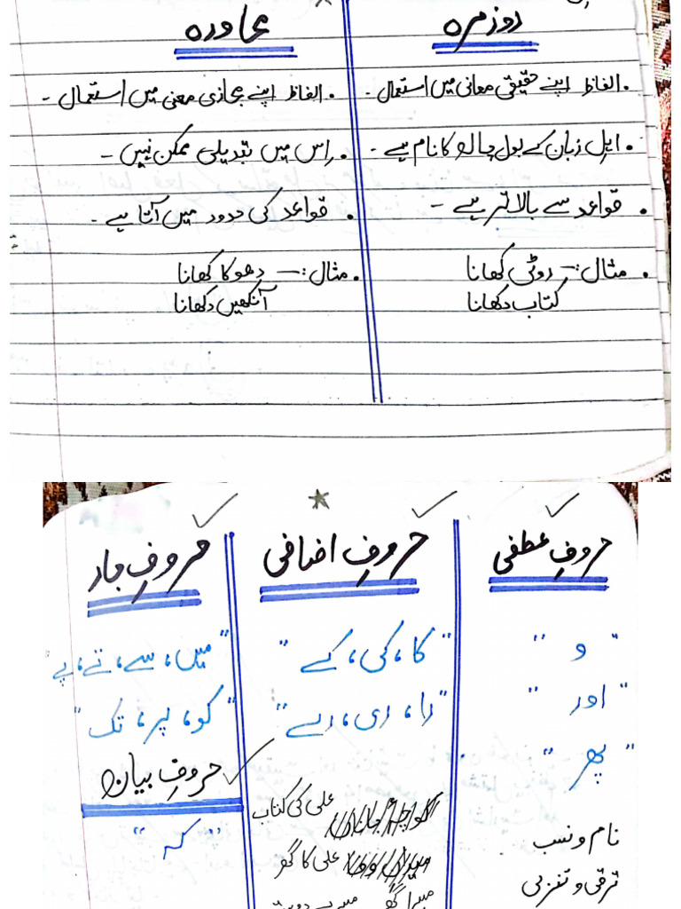 Urdu grammar | PDF