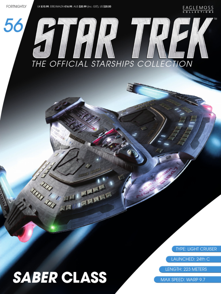 56 Issue Saber Class | PDF | Starfleet | Uss Voyager (Star Trek)