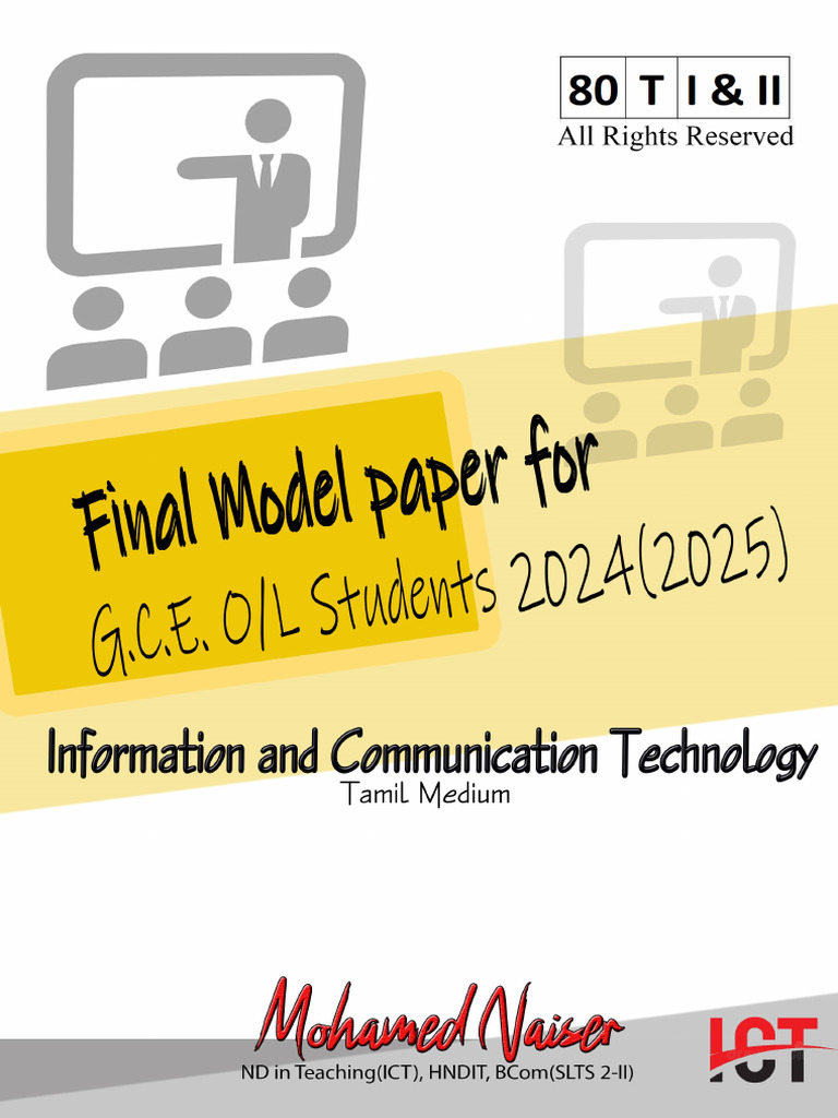 2024 (2025) ICT Finalmodel Tam | PDF
