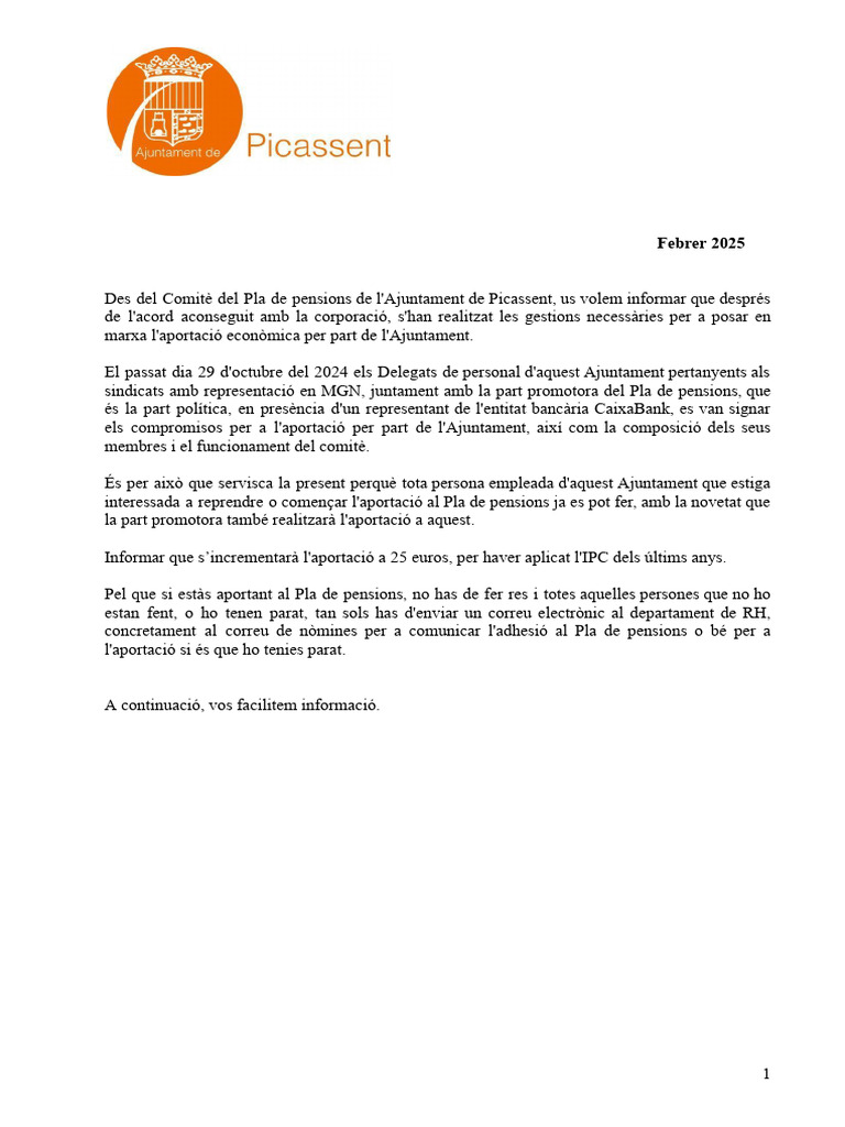 PLA DE PENSIONS | PDF | Aplicación movil | Jubilación