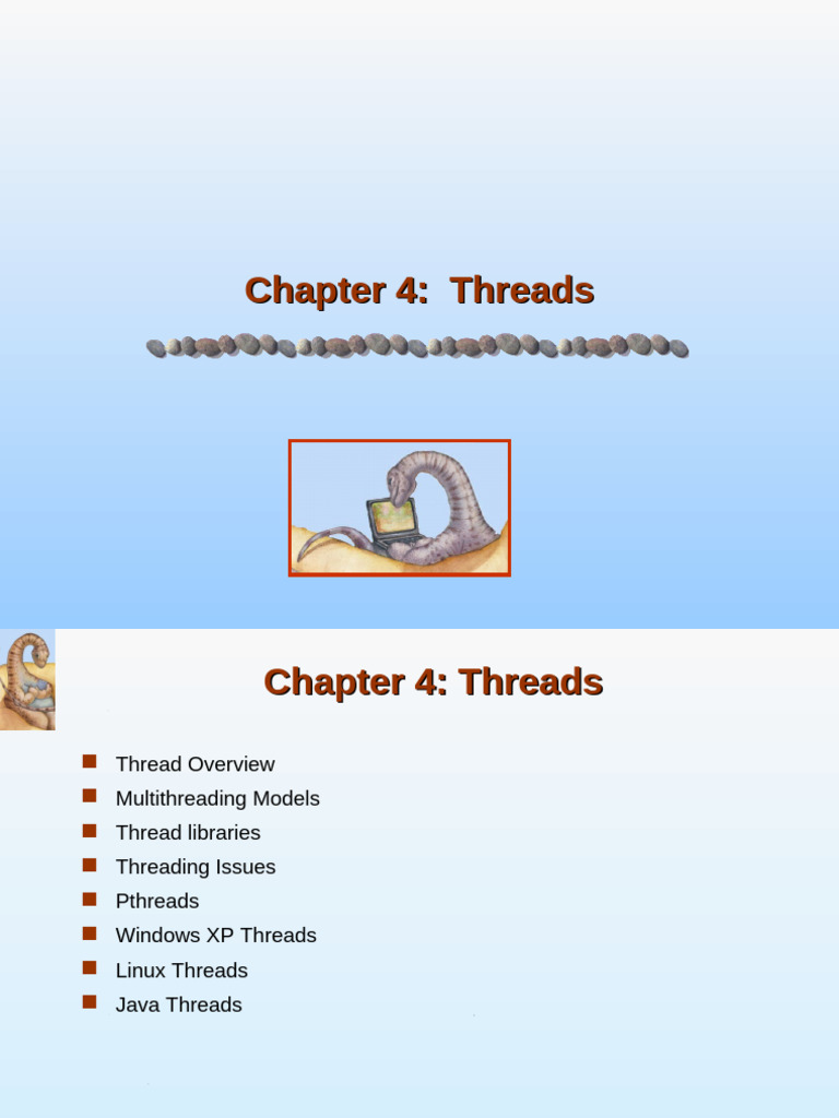 SP Lecture 7 & 8 Threads User Kernel Components | PDF | Thread (Computing) | Operating System